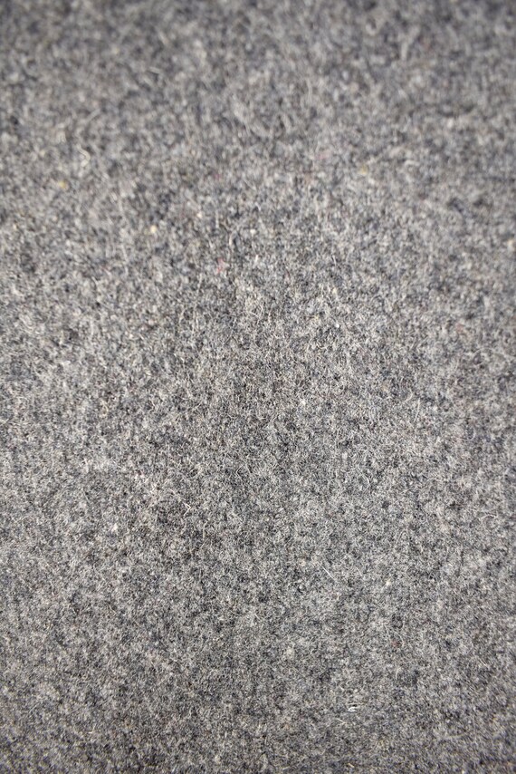 1970-80's Field Stream Solid Light Gray Wool Three Bu… - Gem