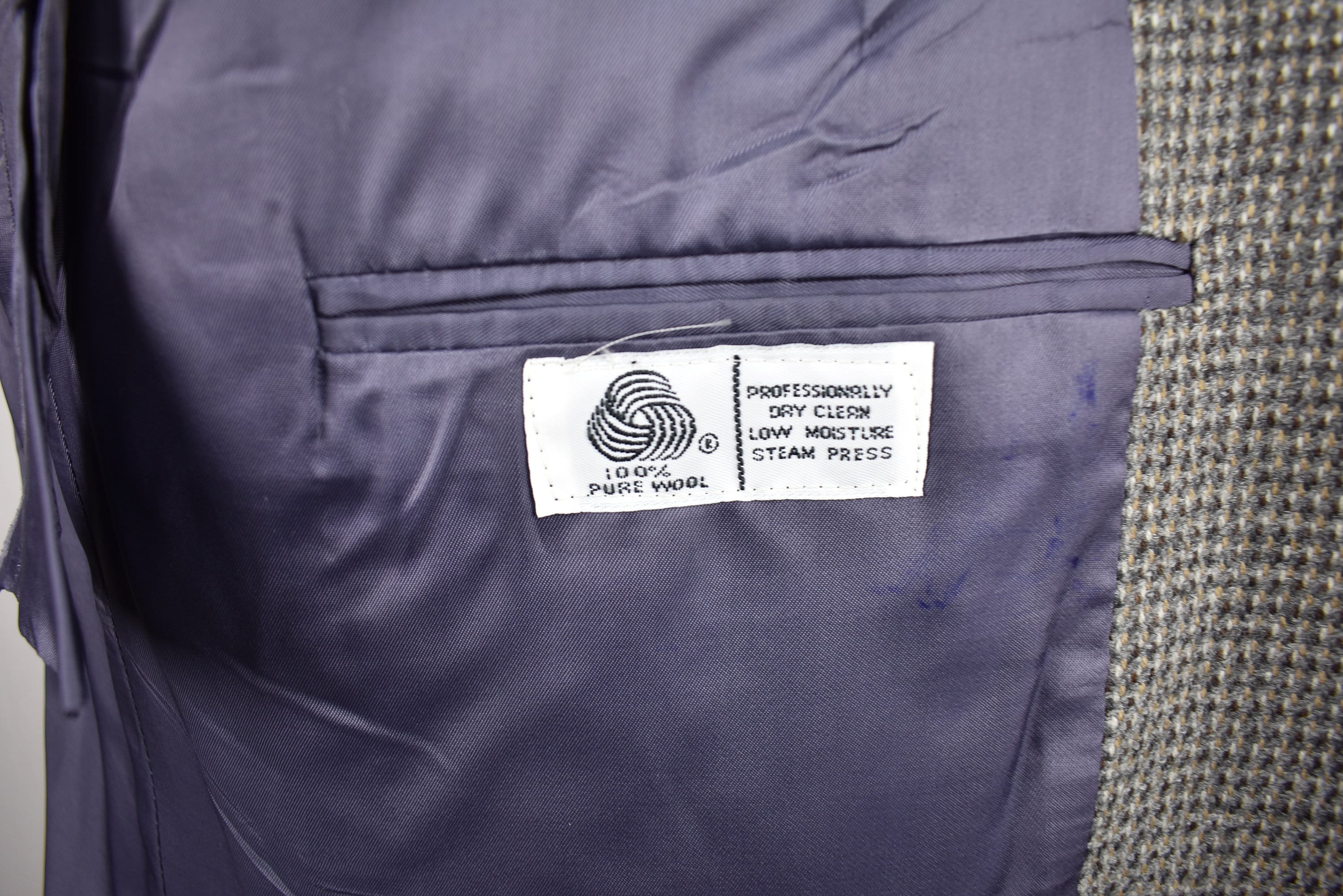 H. Freeman & Son Brown/light Gray Checked Wool Two Button Sport Coat ...