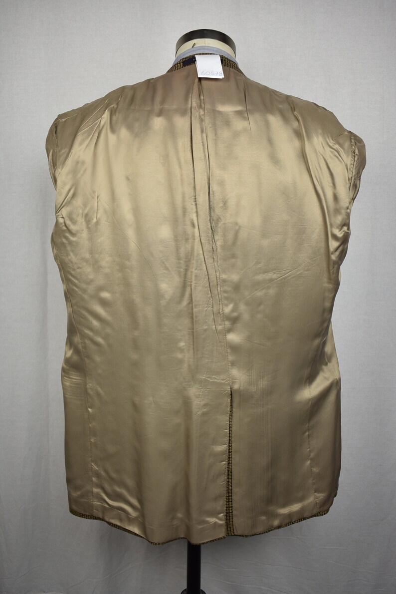 Chaps by Ralph Lauren Brown Plaid Silk/wool Blend 3/2 Roll Sport Coat ...