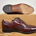 Bostonian Burgundy Wingtip Balmoral W/ Brogue Styling Size: 9D - Etsy