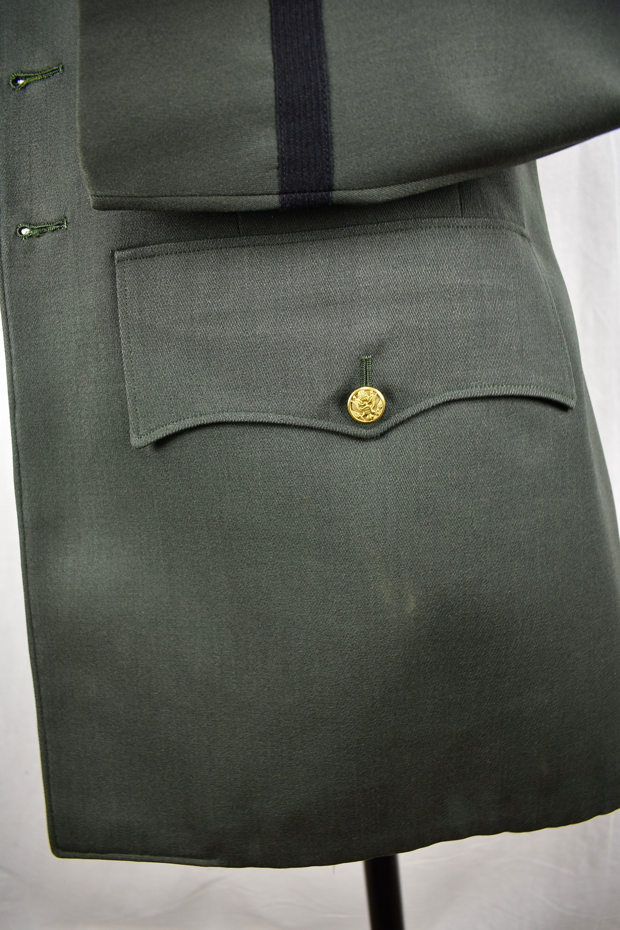 1950-60's Heck Ross Uniform Co Dark Green Formal Military Two Pc Suit ...