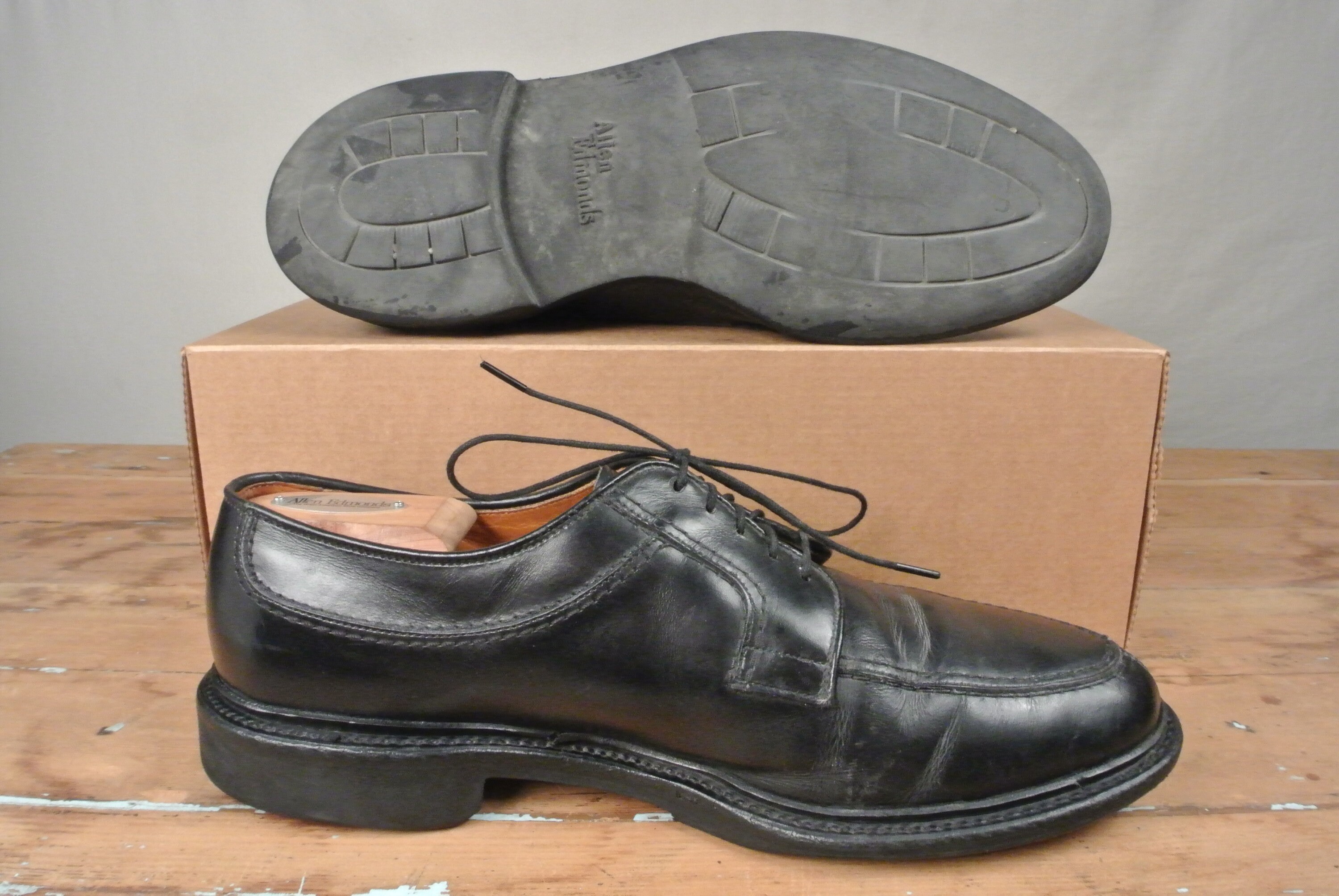 Allen Edmonds Norse Black Split Moc Toe Lace up Blucher - Etsy