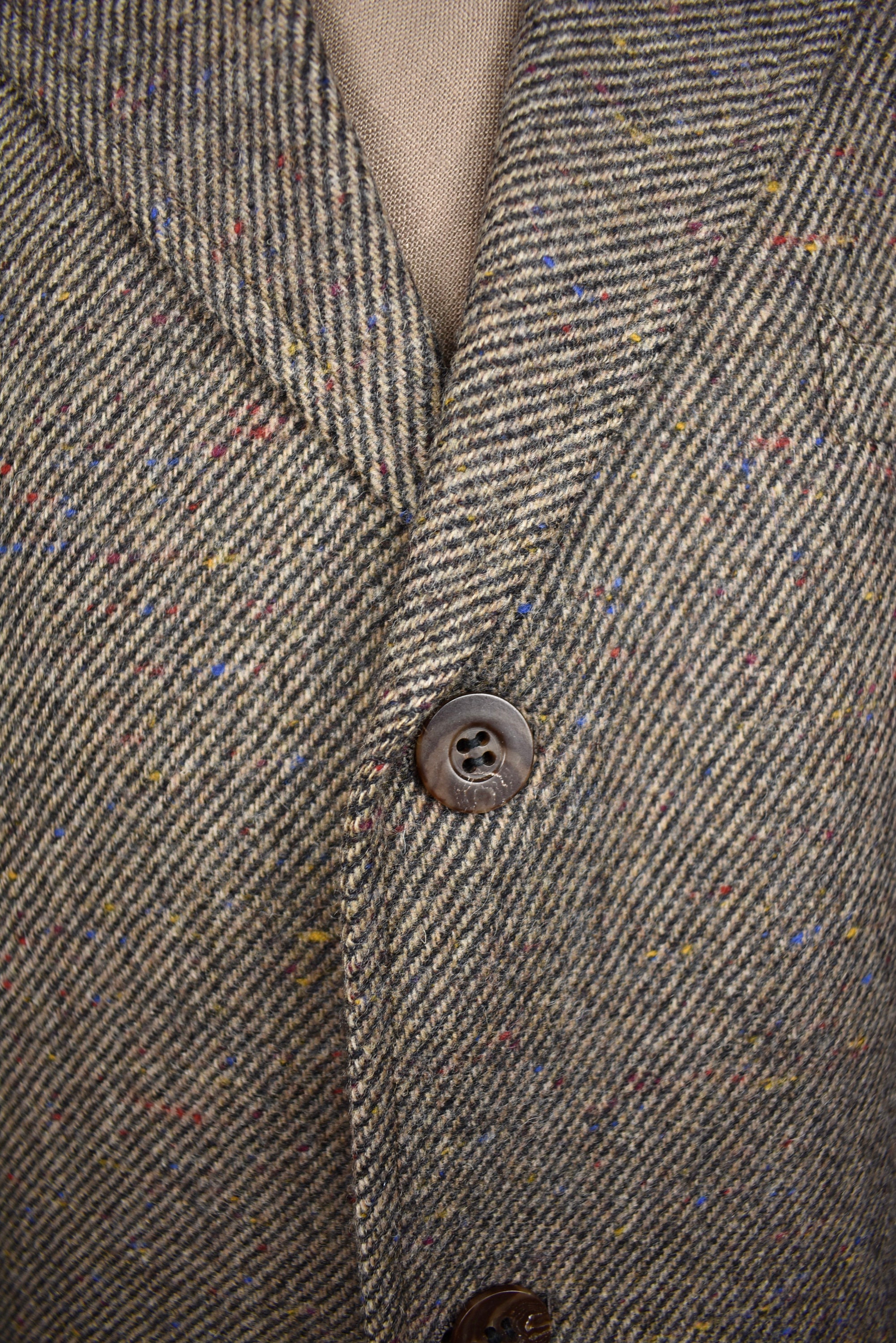 1976-1994 Paul Whitmore Brown Wool Flannel Two Button Sport Coat Size ...