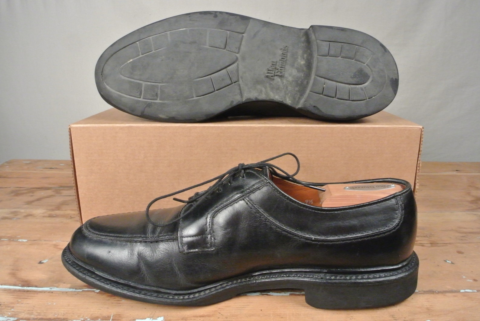 Allen Edmonds Norse Black Split Moc Toe Lace up Blucher - Etsy