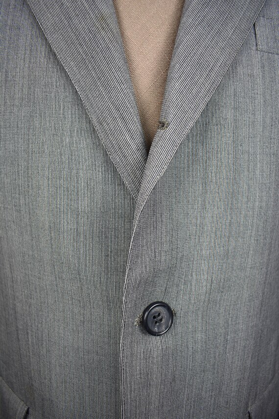 1976-1994 H. Freeman & Son Solid Light Gray Wool 3/2 … - Gem