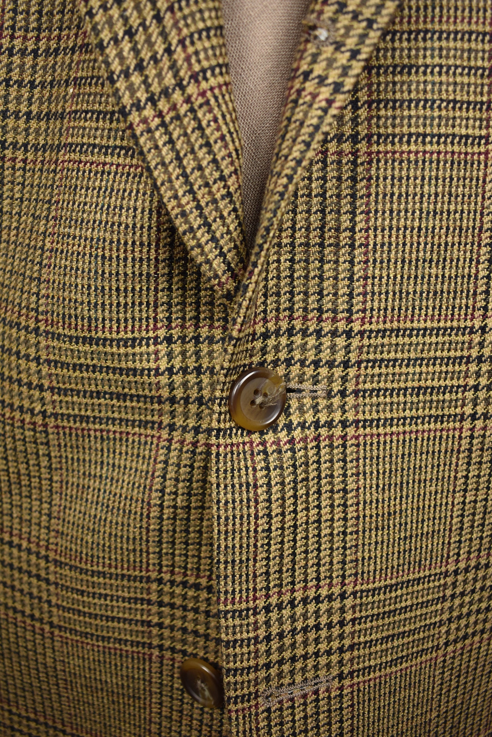 Chaps by Ralph Lauren Brown Plaid Silk/wool Blend 3/2 Roll Sport Coat Size: 44R - Etsy