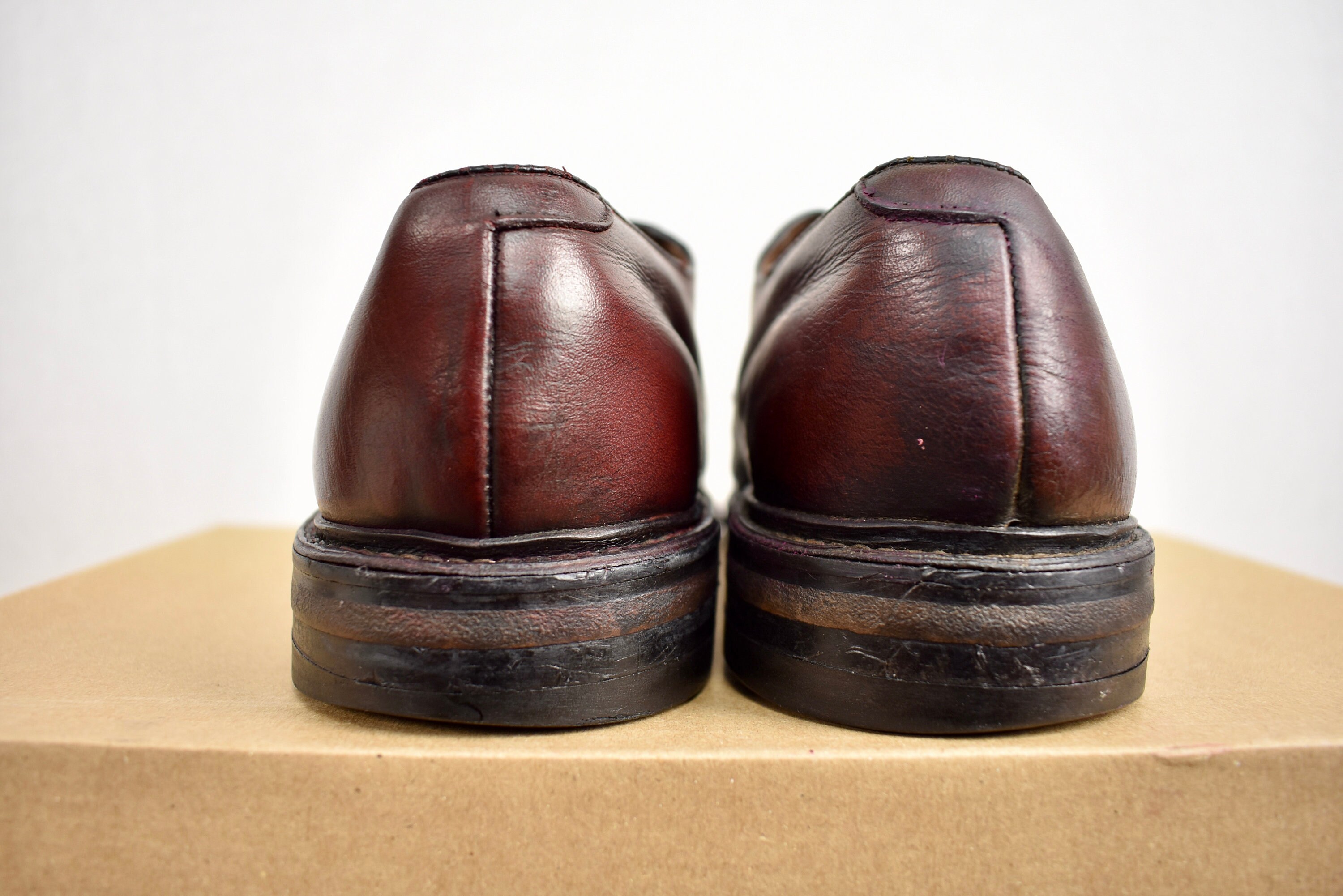 Freeman Free Flex Burgundy Round Toe Lace up Blucher Men's Size: 9.5C ...