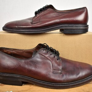 Freeman Free Flex Burgundy Round Toe Lace up Blucher Men's Size: 9.5C ...