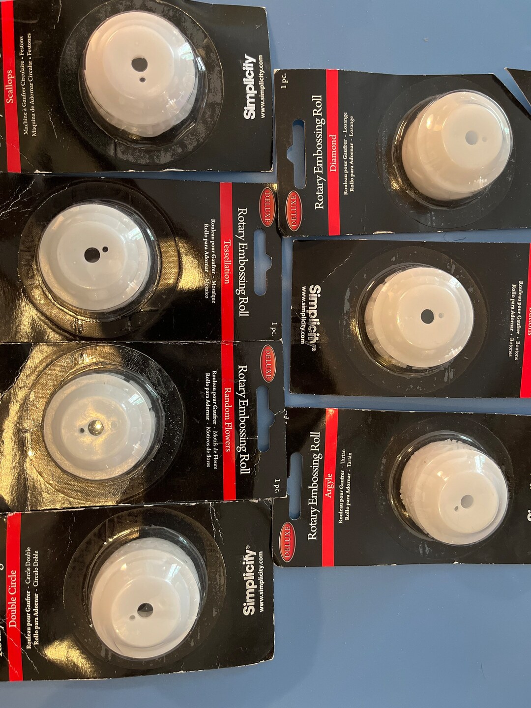 Simplicity Embossing Roles/disc for the Simplicity Embossing Machine - Etsy