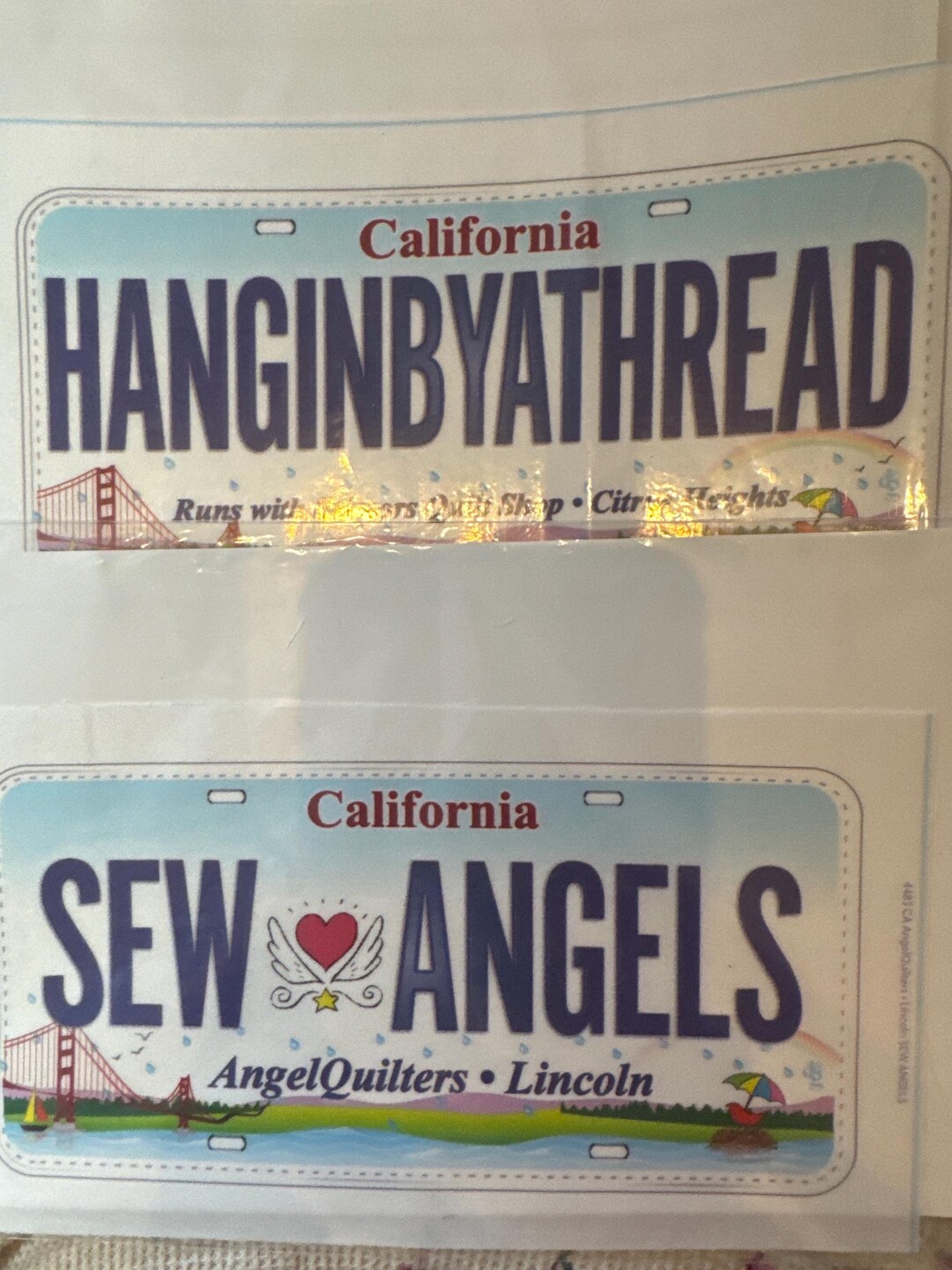 California Row by Row Fabric-plates - Etsy