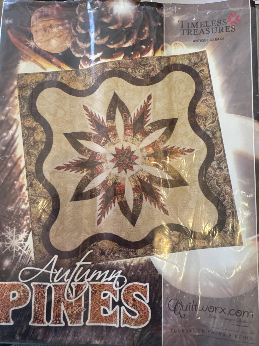 Autumn Pines Quilt Pattern - Foundation Piecing by Judy Niemeyer for ...