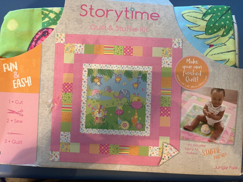 Storytime Quilt and Stuffie Kits. - Etsy
