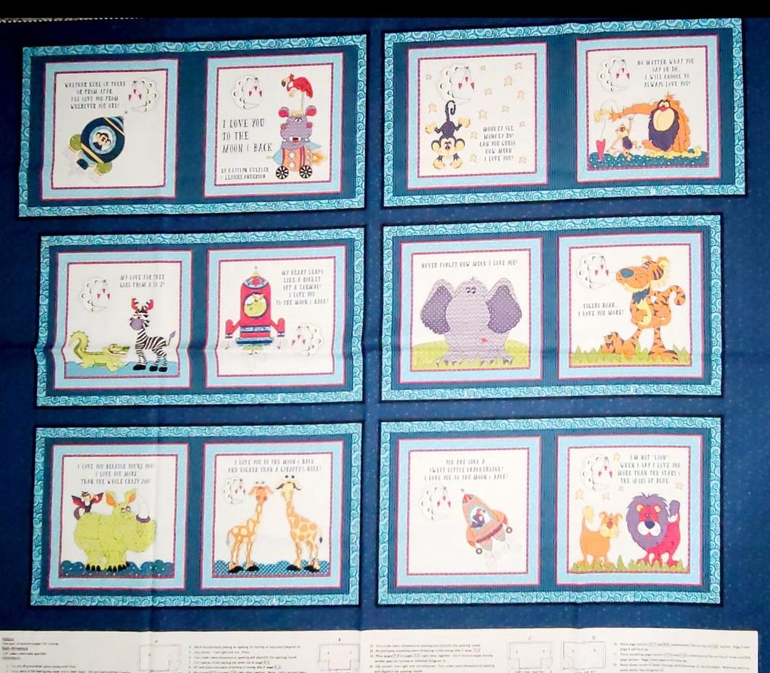 Children’s Fabric Soft Book Panels - Etsy