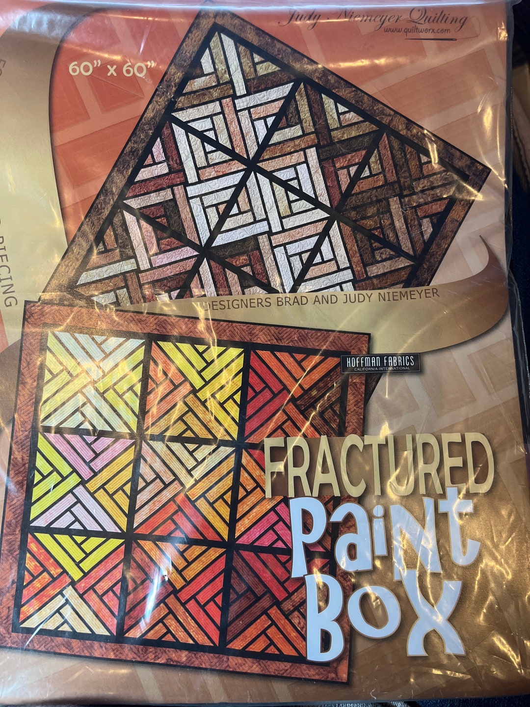 Judy Niemeyer Fractured Paint Box Quilt Pattern - Foundation Paper ...