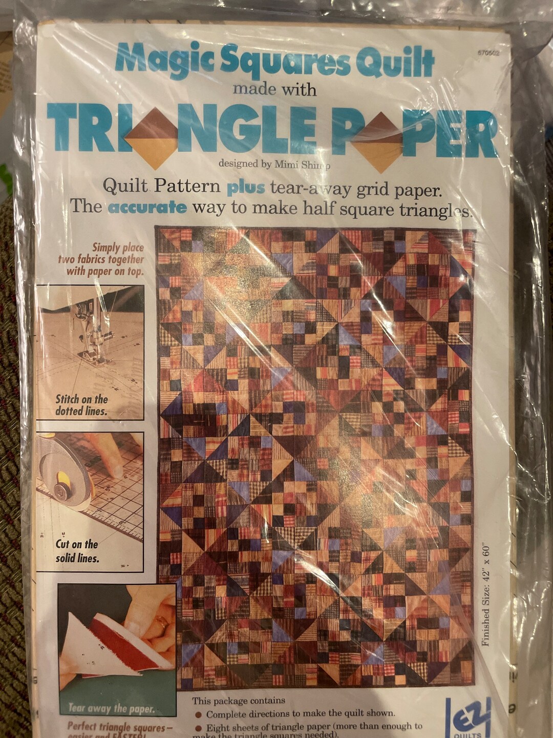 Magic Squares Quilt Triangle Paper - Etsy