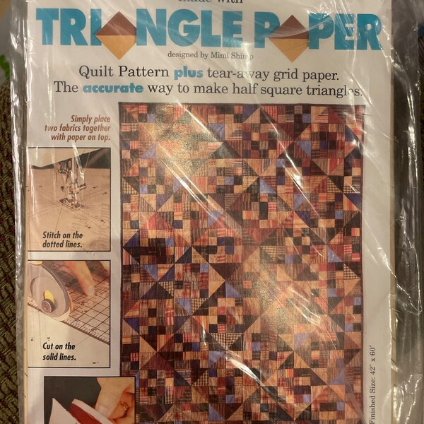 Triangle Paper - Etsy