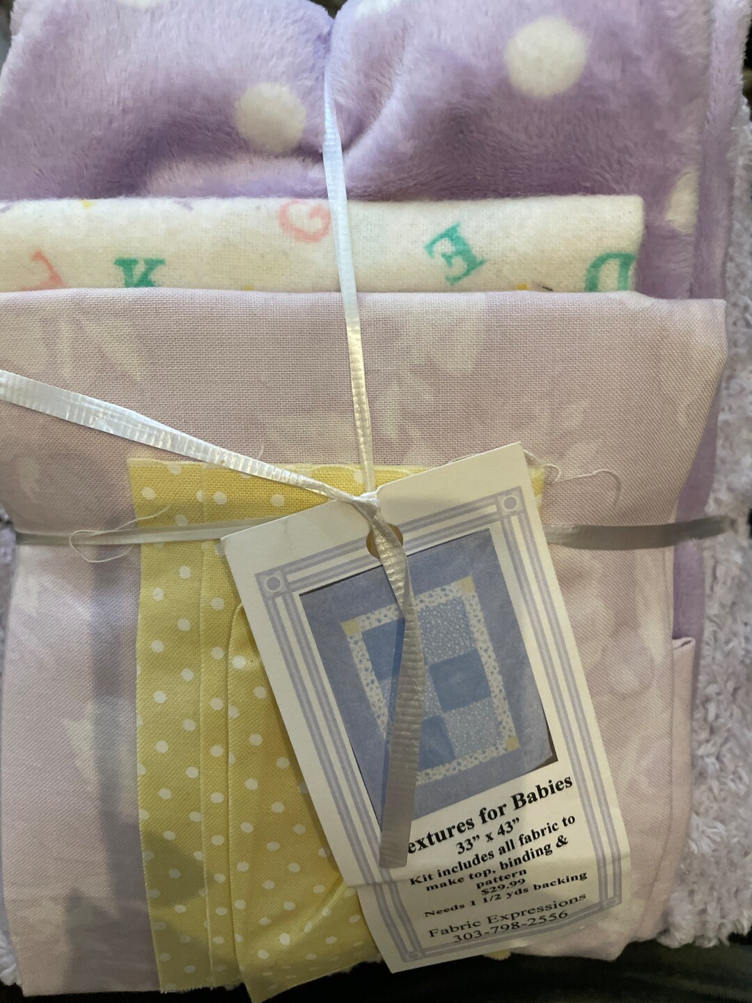 Textures for Babies Fabric Quilt Kit - Etsy