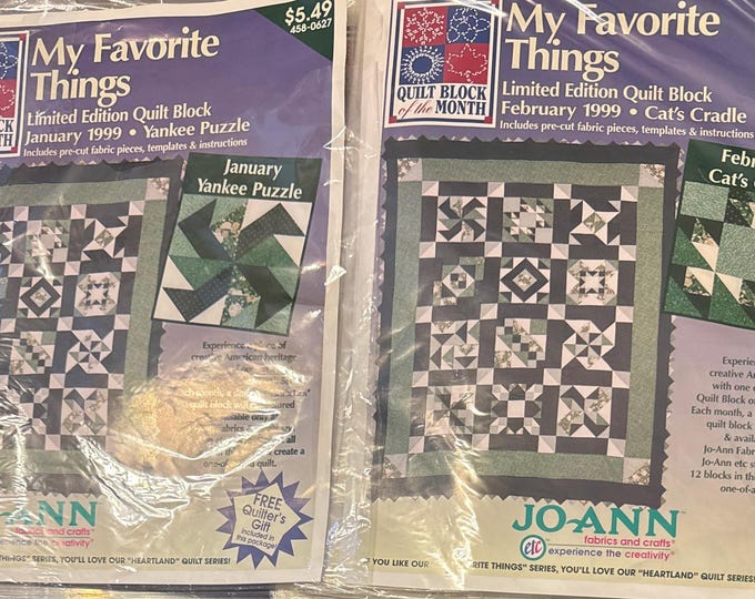 2015 Block of the Month by Craftsy - Complete Quilt Kit With BONUS ...