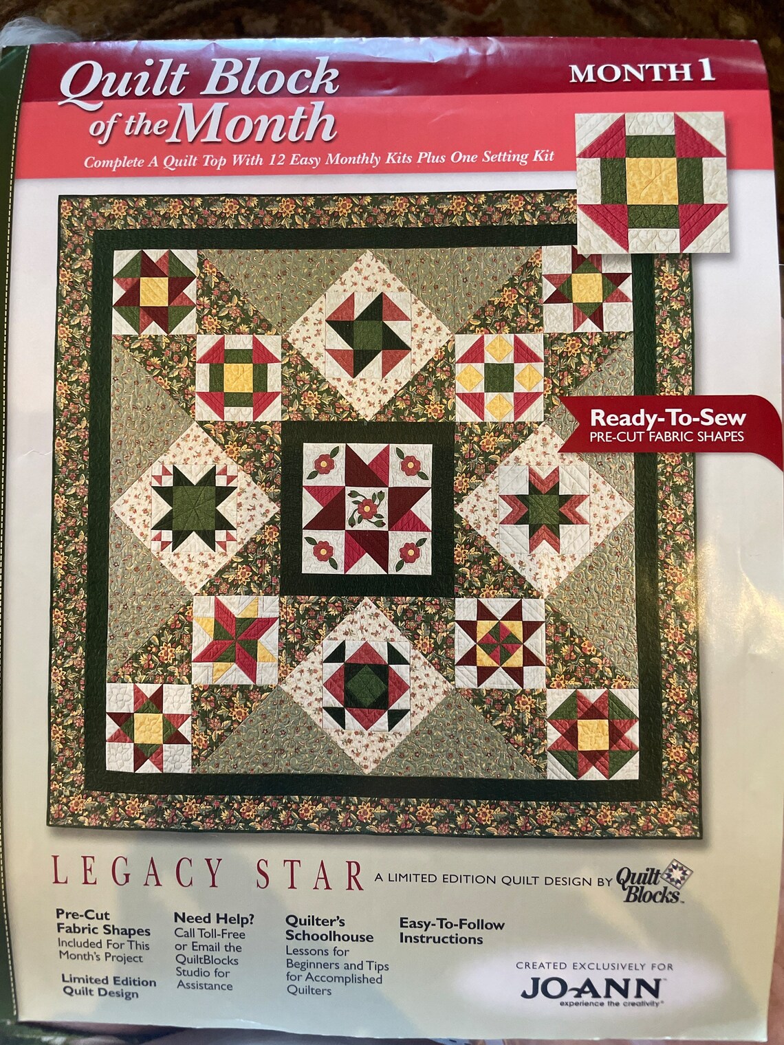 Quilt Block of the Month Single Packages Multiple Designs. - Etsy