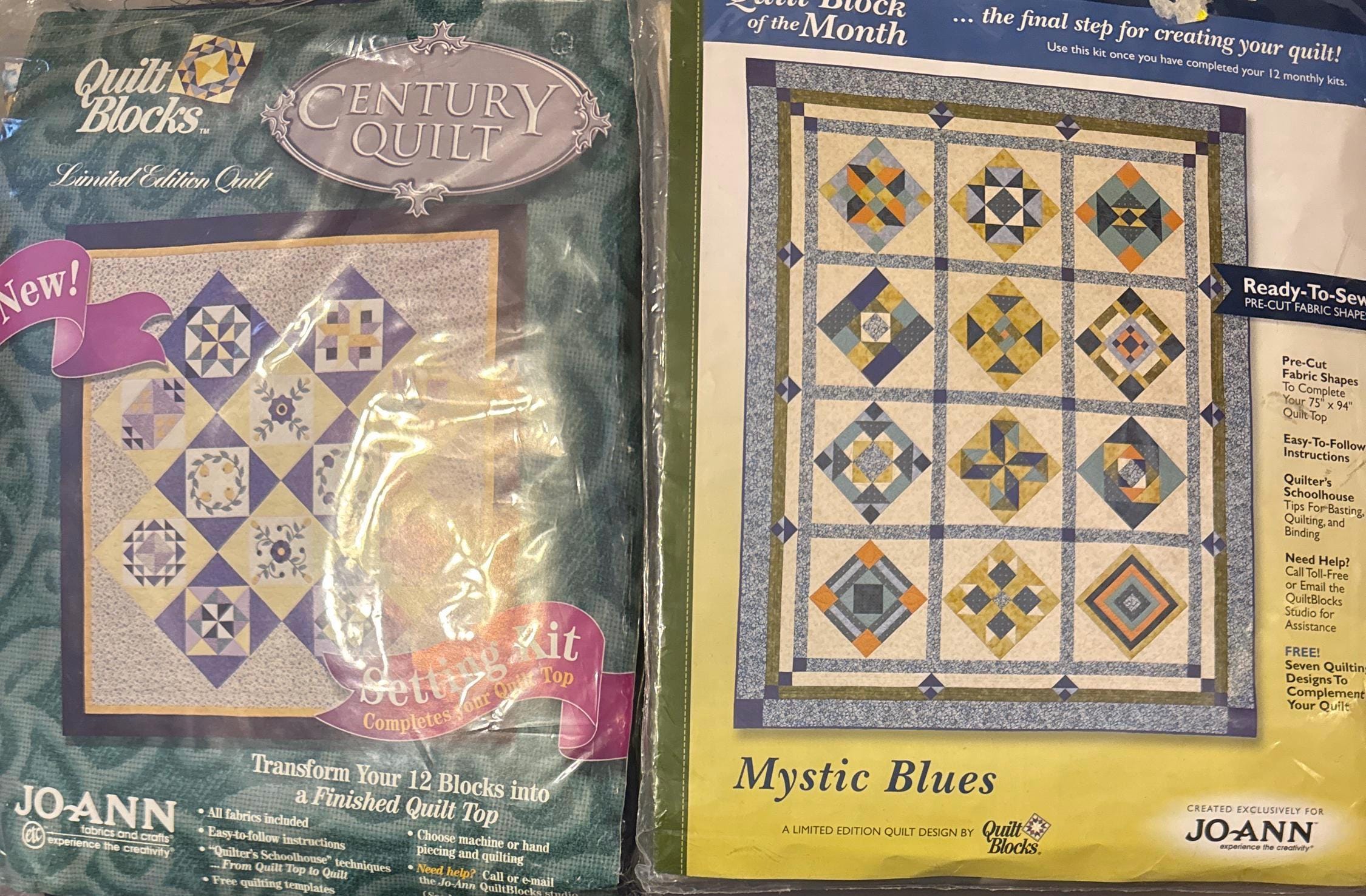 Setting Kits for Joann QUILT Block of the Month. - Etsy