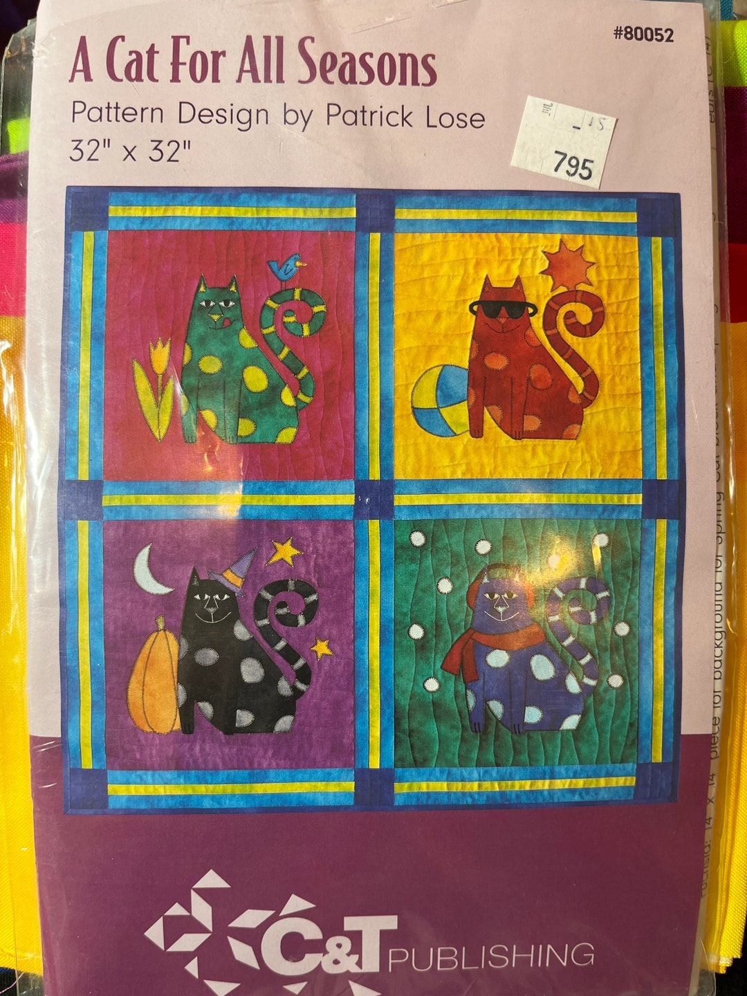 A Cat for All Seasons Wall Quilt Kit by Patrick Lose - Etsy
