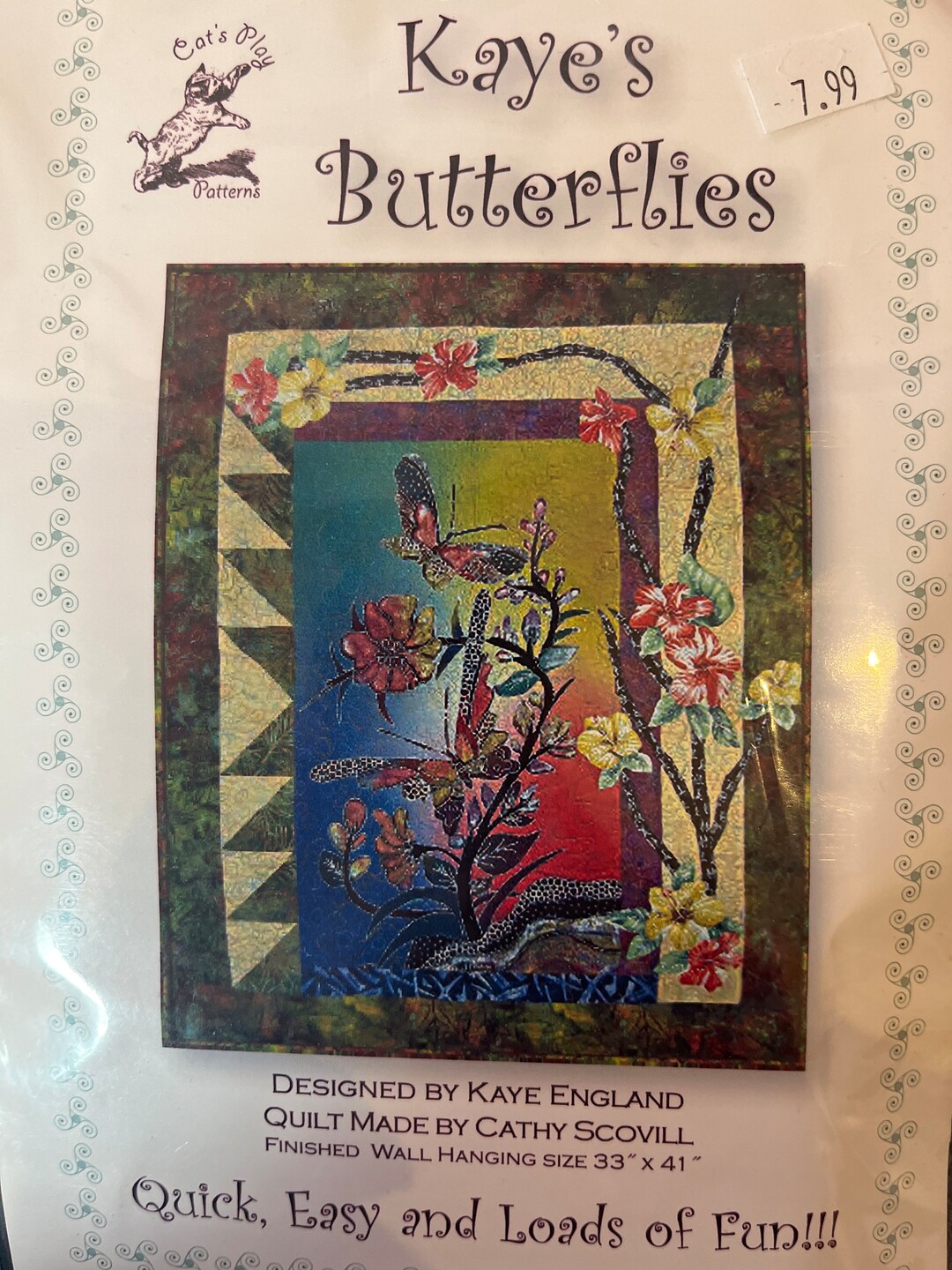 Kaye’s Butterflies Quilt Kit by Cathy Scovill - Etsy