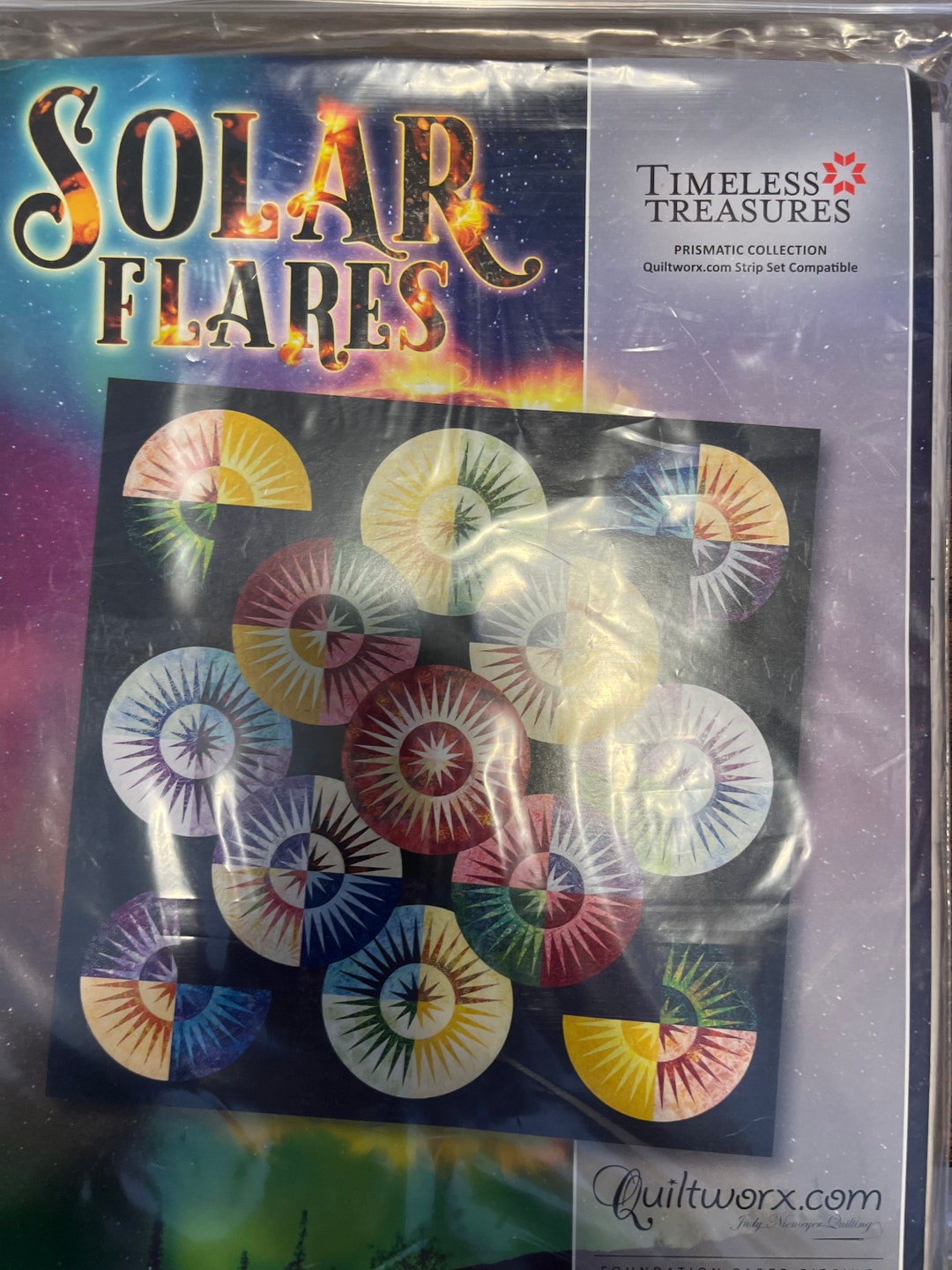 Solar Flares Quilt Pattern - Foundation Paper Piecing by Quiltworx. - Etsy