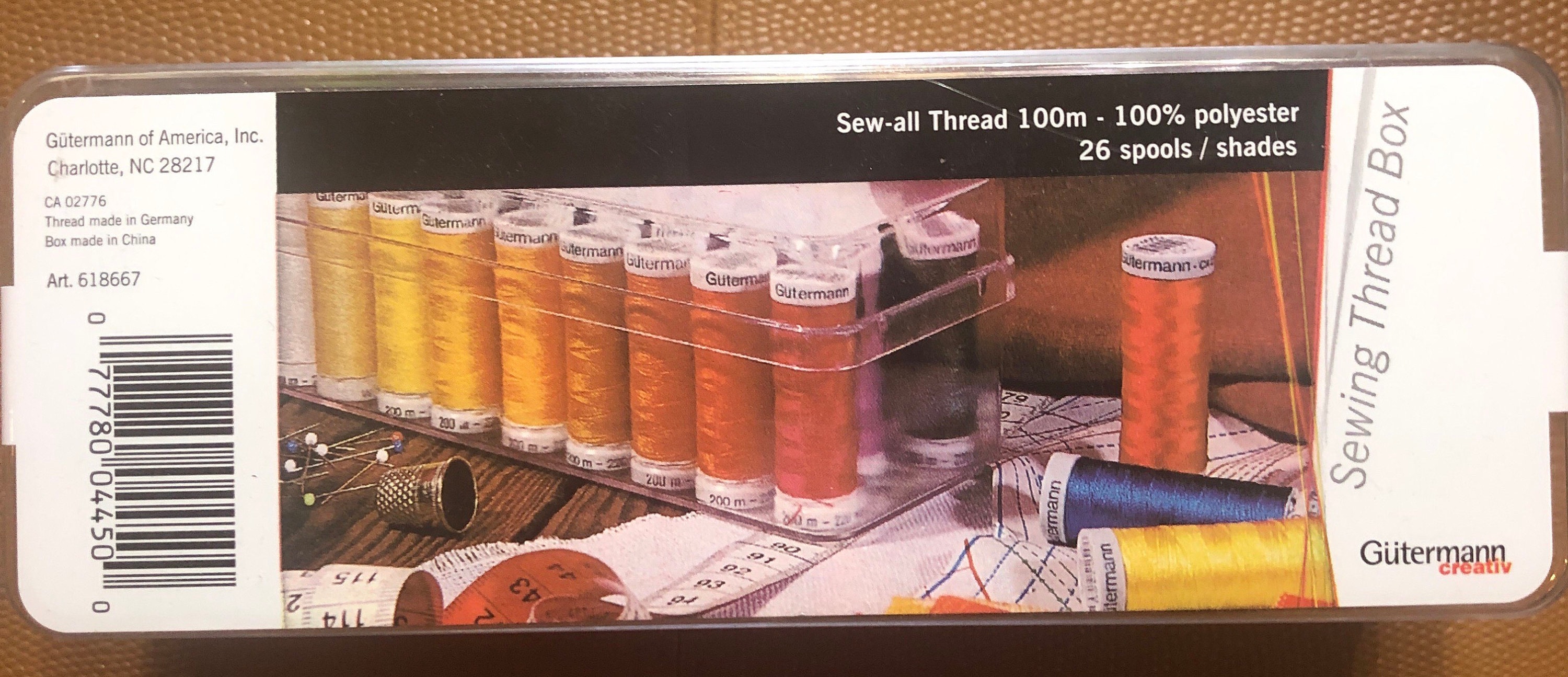 Gutterman 26 Count Thread Box - Etsy