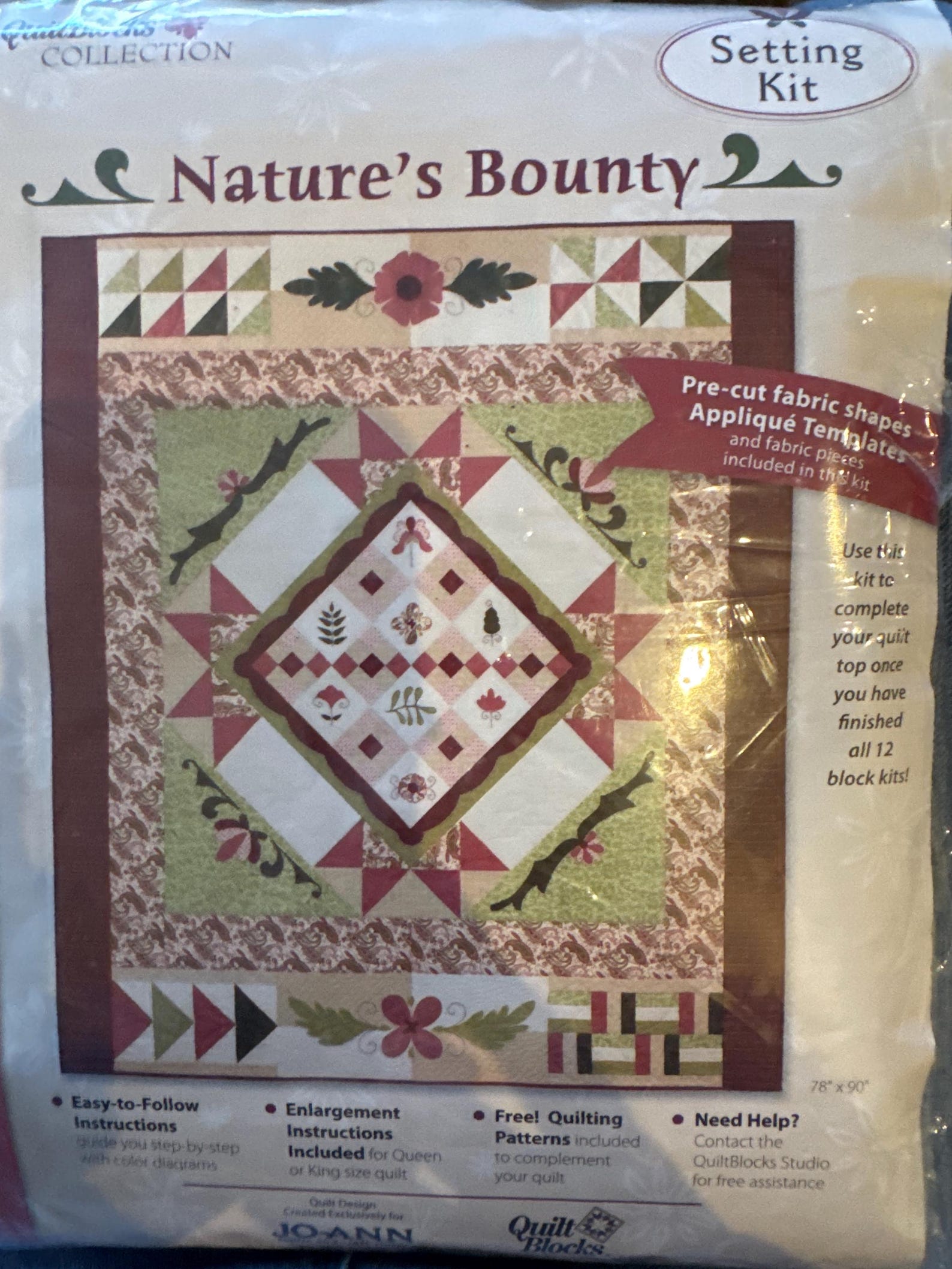 Setting Kits for Joann QUILT Block of the Month. - Etsy