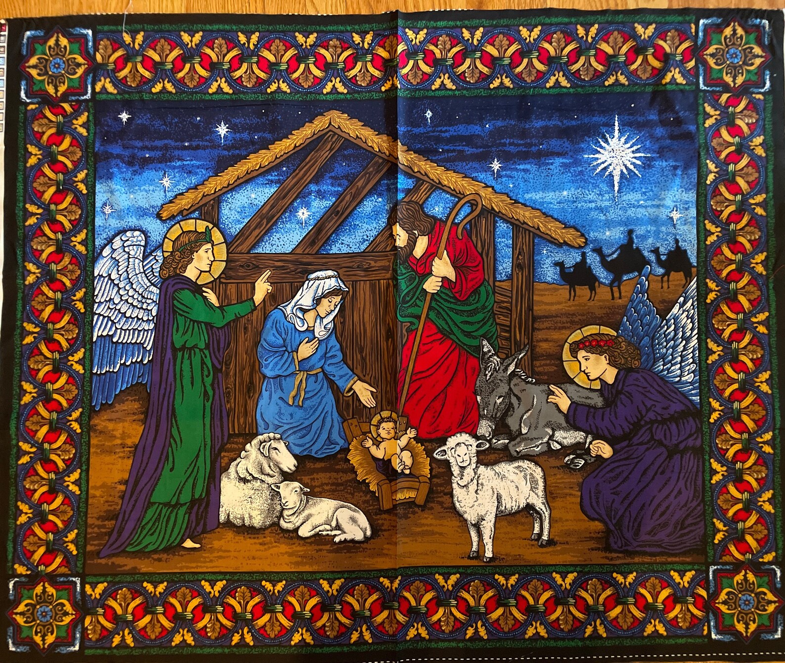 Nativity and Bible Fabric Panels - Etsy