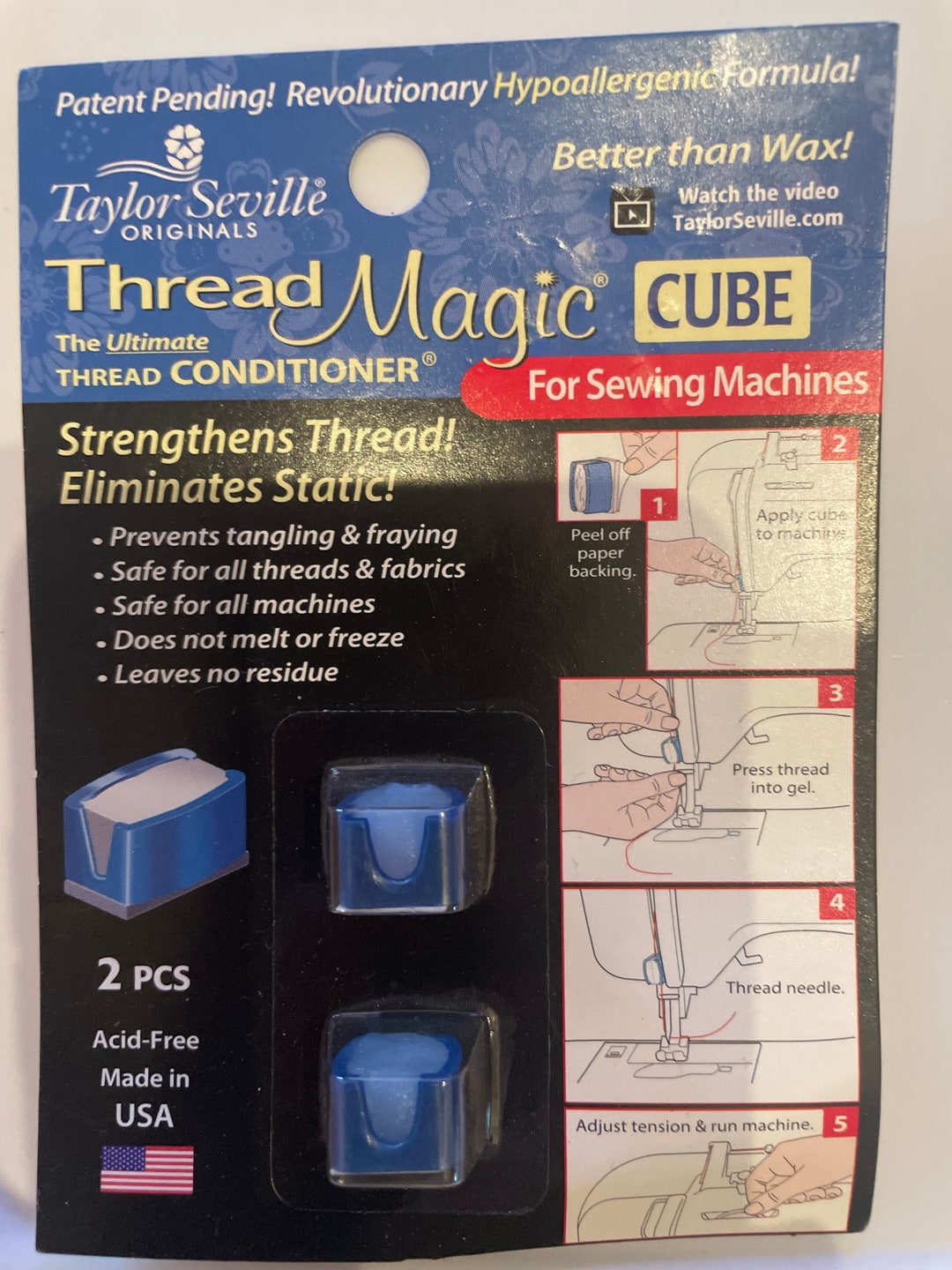 Thread Magic Cube for Sewing Machines 2 Pk - Etsy