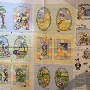 Fabric Panel Story Books Assorted - Etsy