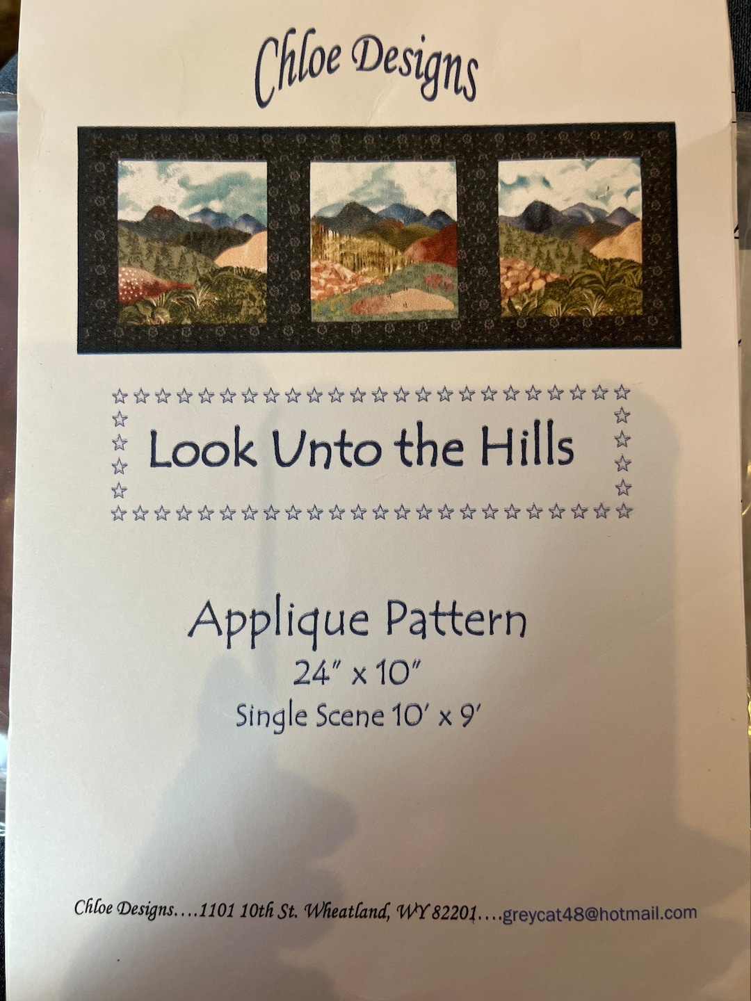 Look Unto the Hills Wall QUILT Kit by Chloe Designs - Etsy