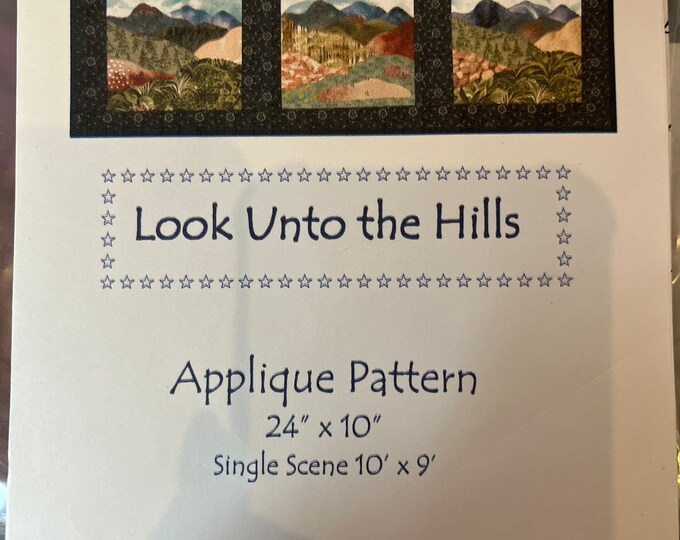 Look Unto the Hills Wall QUILT Kit by Chloe Designs - Etsy