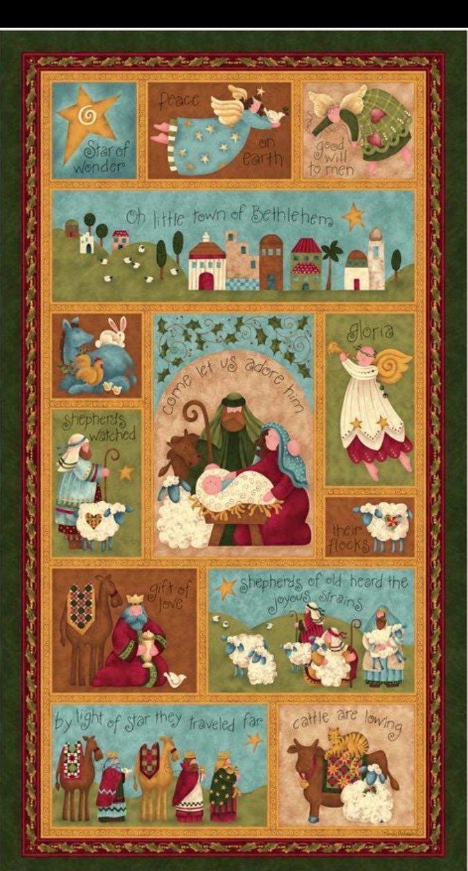 Christmas and Holiday Fabric Panels - Etsy