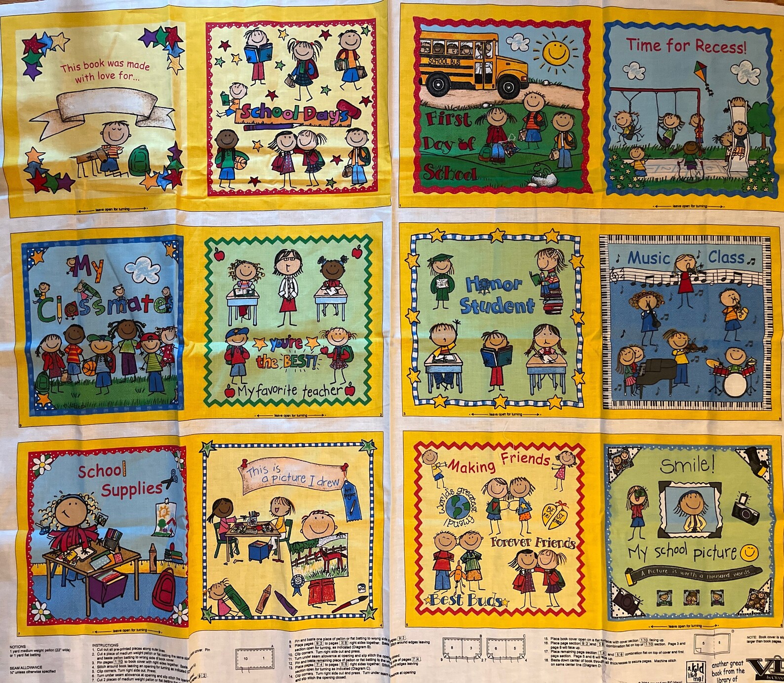 Vintage Childrens Fabric Story Books. - Etsy