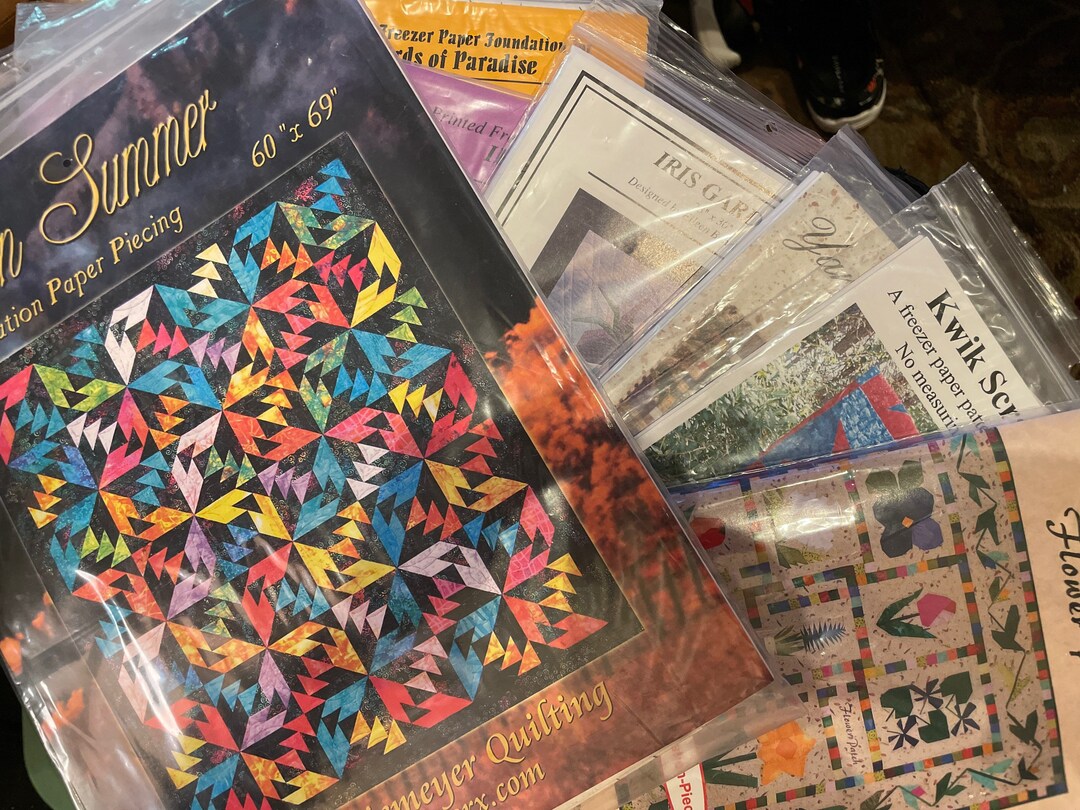 Paper Piecing Patterns - Etsy