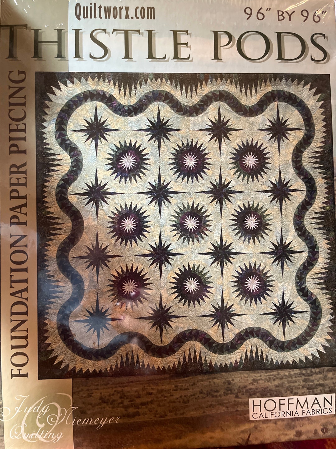 Judy Niemeyer Thistle Pods Quilt Pattern Foundation Paper Piecing by ...