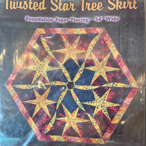 Twisted Star Quilt Pattern - Etsy