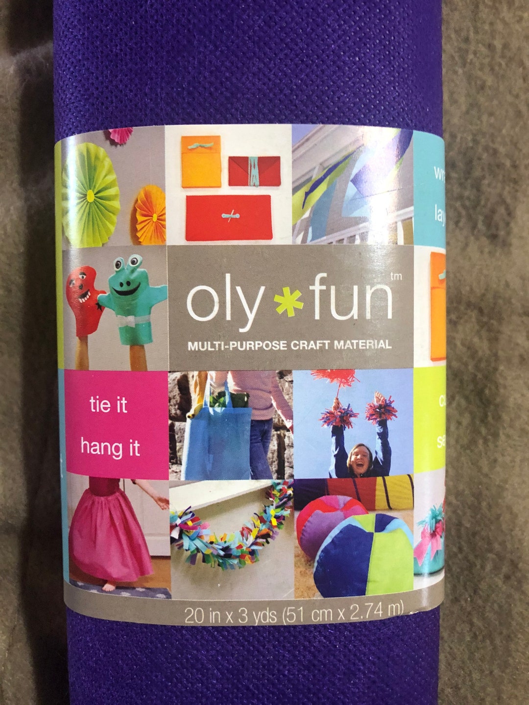 Oly-fun Pre Packaged Multi-purpose Craft Material. 3 Yards by 20” - Etsy