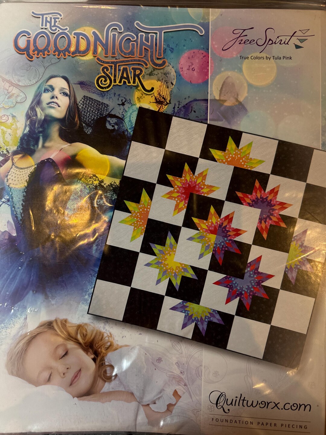 Goodnight Star Quilt Pattern - Foundation Paper Piecing by Quiltworx ...