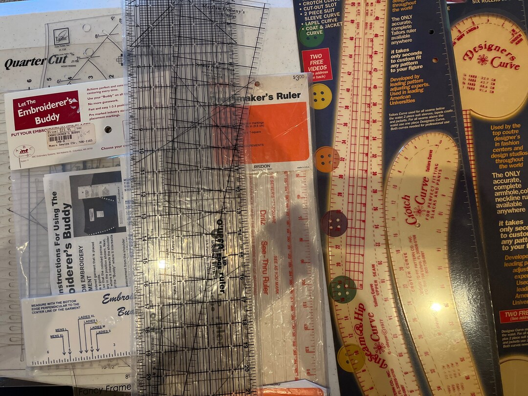 Dressmaker and Quilting Templates and Rulers - Etsy