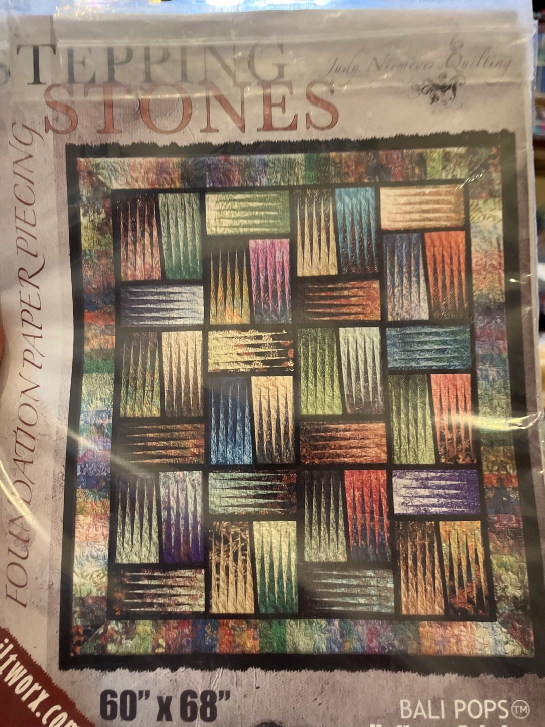 Stepping Stones Quilt Pattern - Foundation Paper Piecing by Quiltworx ...