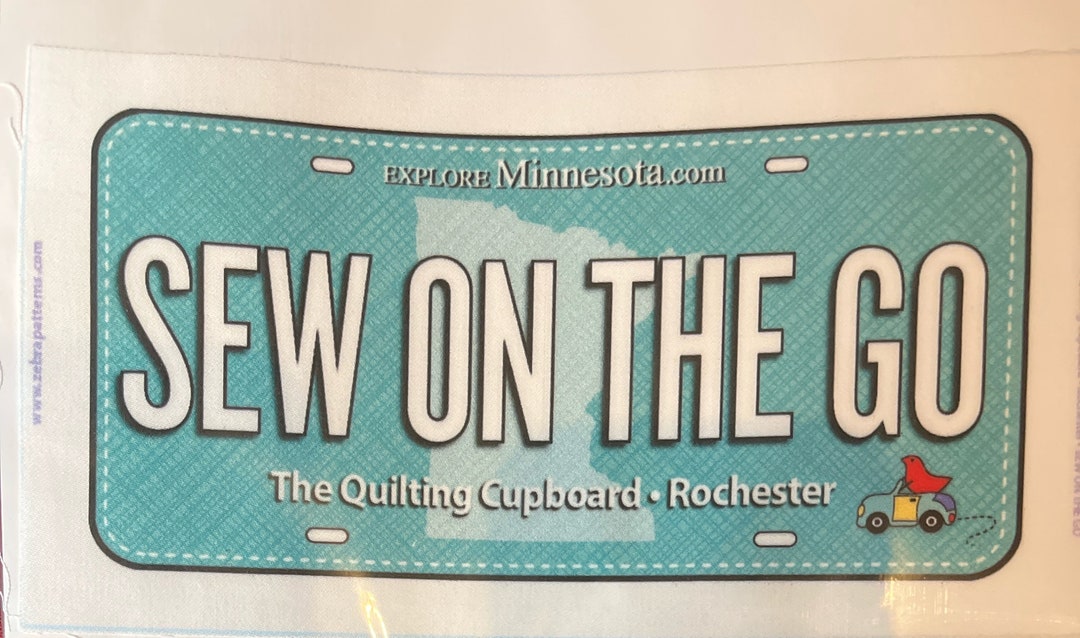 Minnesota Row by Row Fabric-plates - Etsy