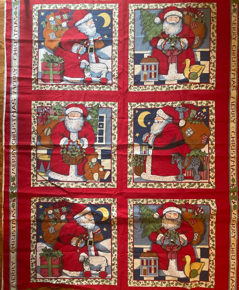 Christmas and Holiday Fabric Panels - Etsy