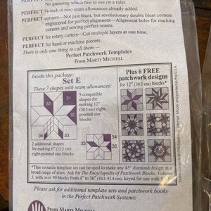 Marti Michell Perfect Patchwork Quilting Templates - Etsy