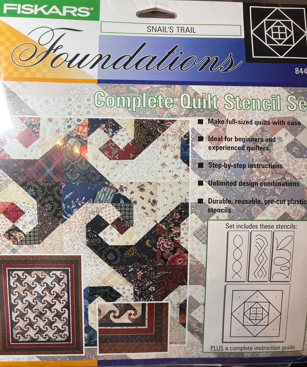 Fiskars Snails Tail Foundation Complete Stencil Set - Etsy
