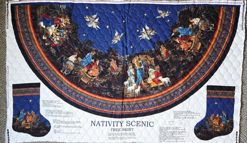 Nativity and Bible Fabric Panels - Etsy
