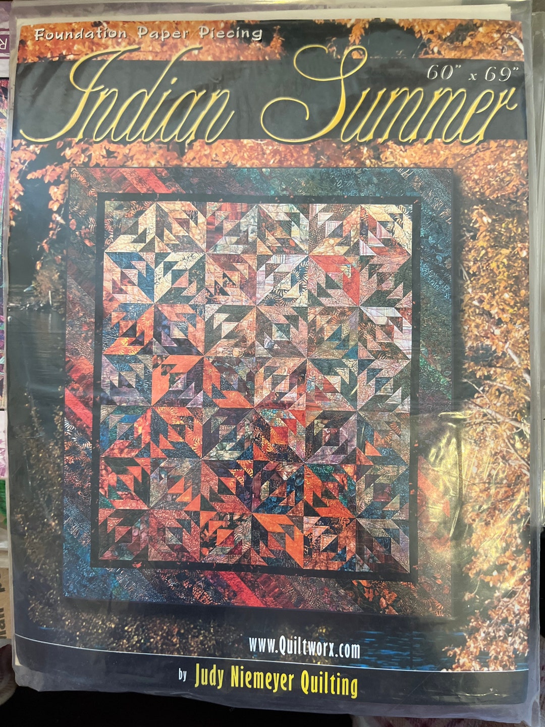 Judy Niemeyer Indian Summer Quilt Pattern - Foundation Paper Piecing by ...