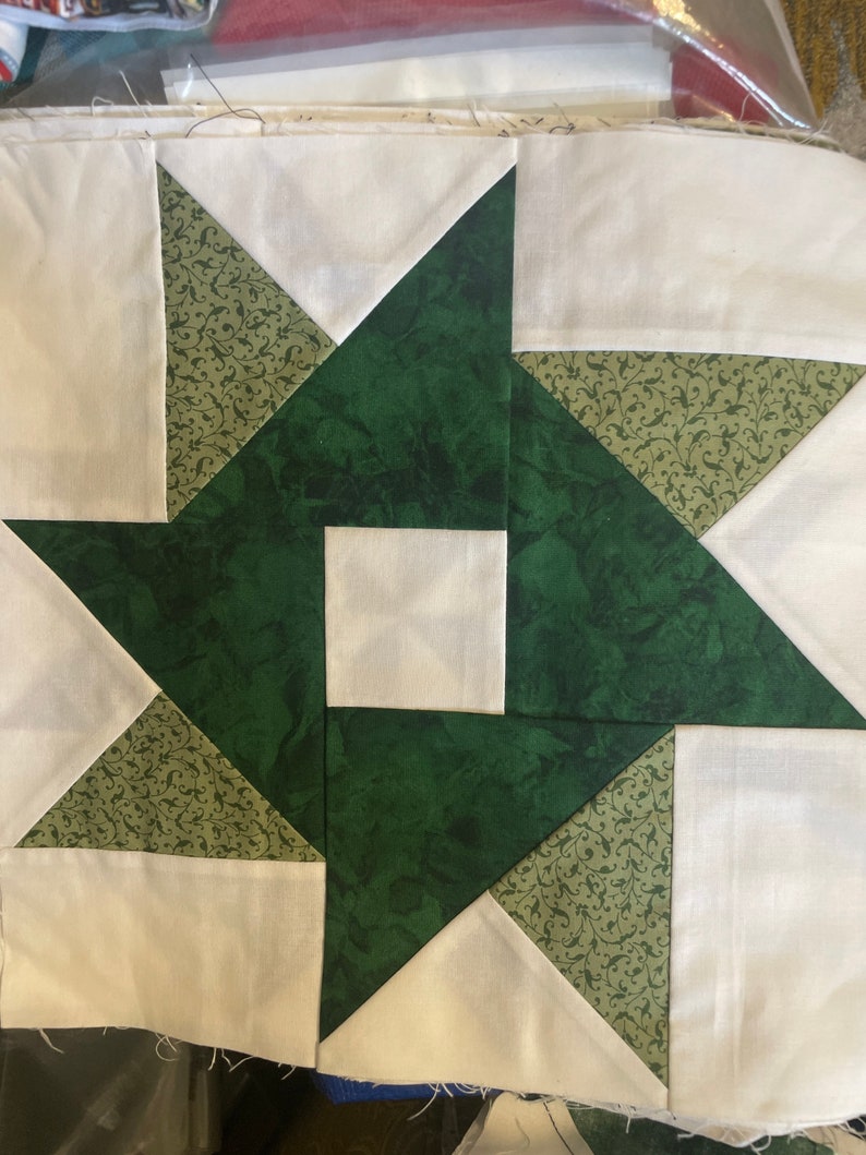 Sampler Quilt Blocks Pattern and Fabric Quilt Kit - Etsy